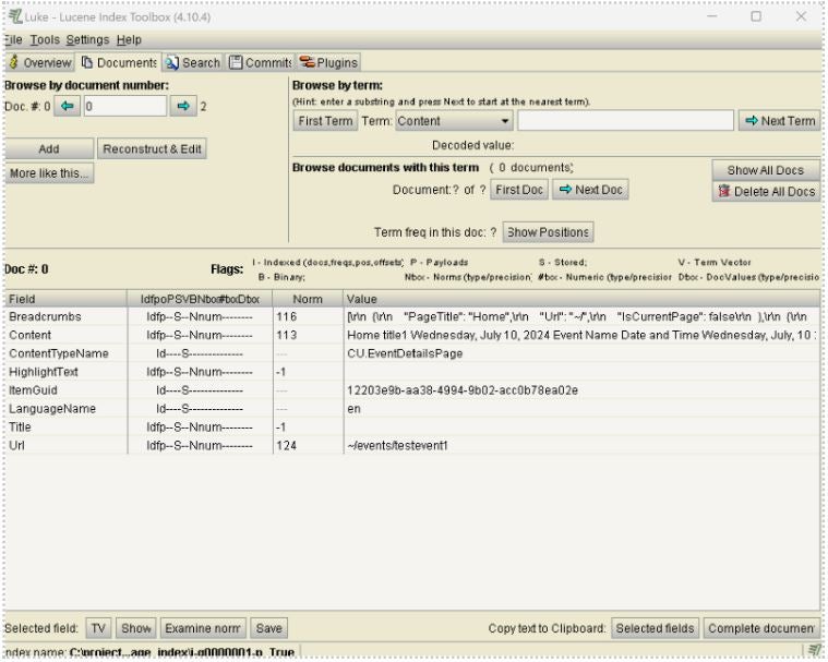 How to check what your Xperience by Kentico stores inside the Lucene indexes | Konabos
